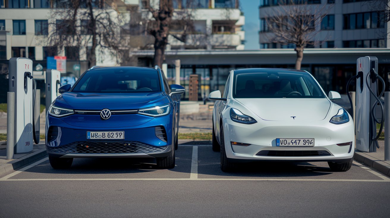 Volkswagen ID.4 vs. Tesla Model Y – duelul electricelor pe piața ...